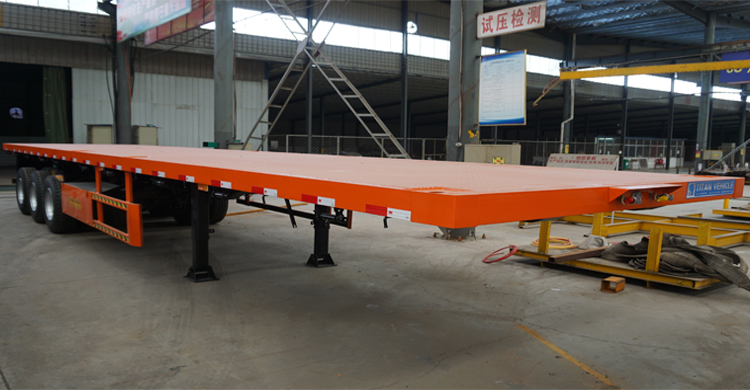 Flatbed Trailer for 20ft/40ft Container and Cargo